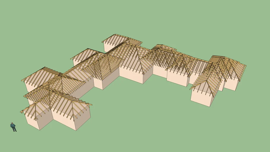 Sketchup Hip Roof Framing