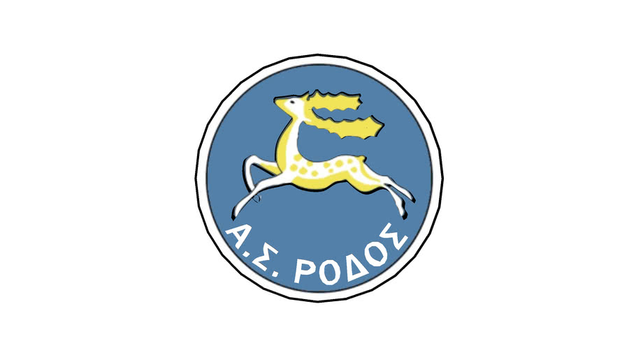 logo football AS Rodos Rhodes | 3D Warehouse