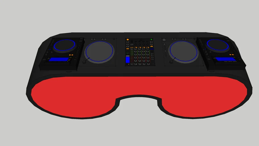 unique dj booth | 3D Warehouse