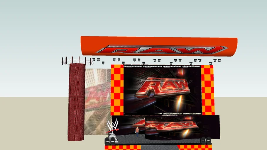WWE Raw Stage for JMA HD Contest | 3D Warehouse