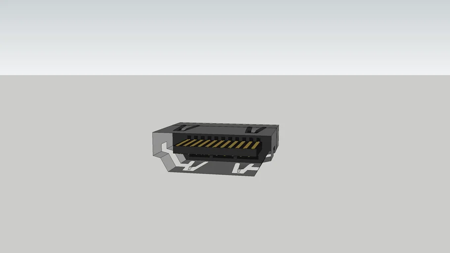 HDMI port | 3D Warehouse