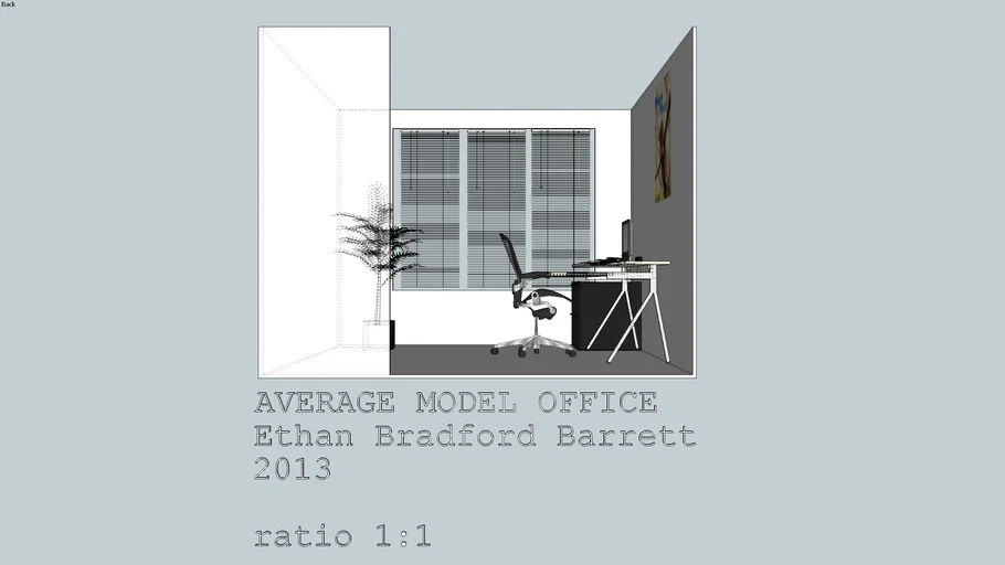 Average Model Office | 3D Warehouse