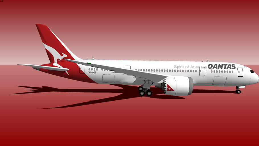 Qantas Airlines Boeing 787-8 DreamLiner | 3D Warehouse