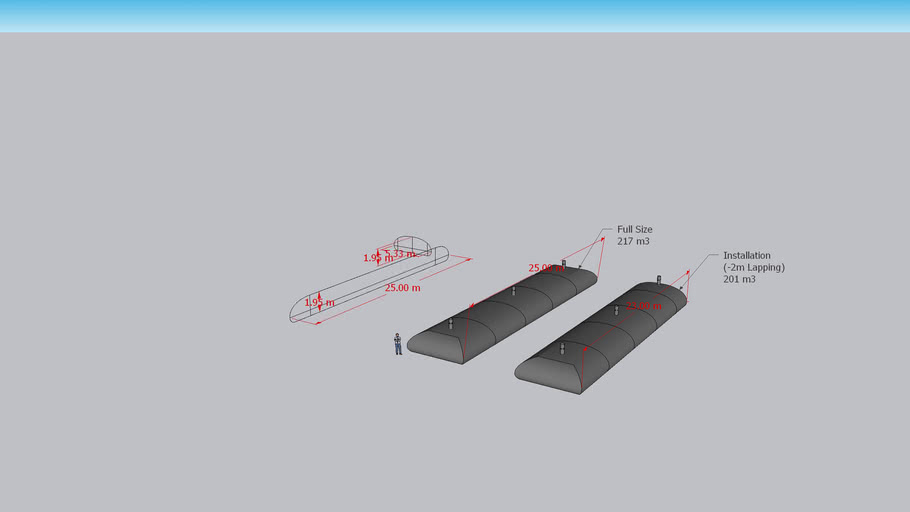 Geotube CGT750m | 3D Warehouse