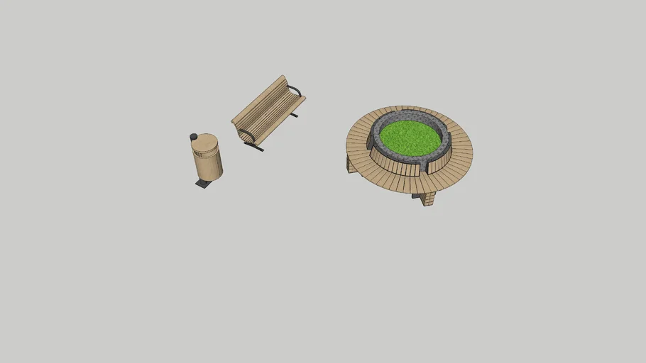 park furniture | 3D Warehouse