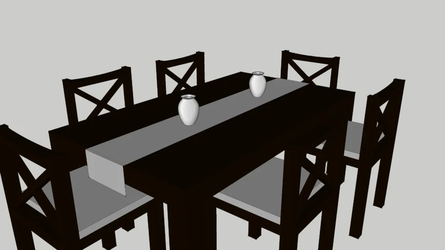 Dining Room Table | 3D Warehouse