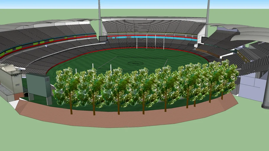 Adelaide Oval Redevelopment | 3D Warehouse