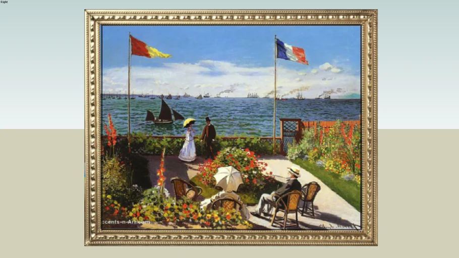 Monet pictrure | 3D Warehouse
