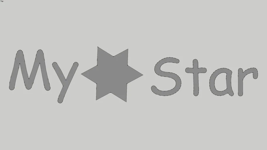 My Star Logo | 3D Warehouse