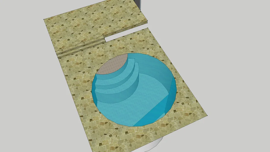 deck w/ pool | 3D Warehouse