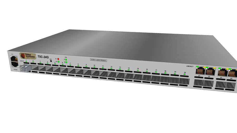 Telco Systems T5C-24G switch | 3D Warehouse