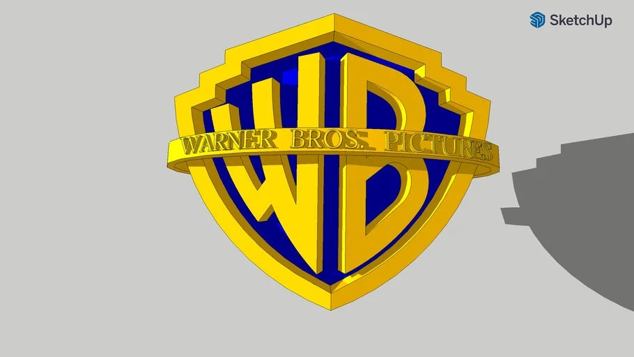 Warner Bros Pictures Logo (FIxed Once Again) (With Scenes | 3D Warehouse