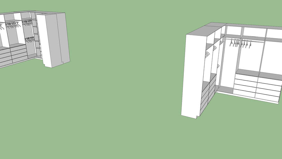 Roupeiro para closet | 3D Warehouse