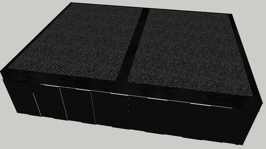 6x8 Stage 2ft | 3D Warehouse