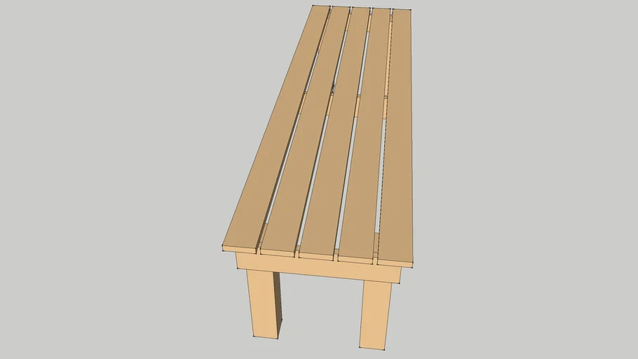 71' shower bench | 3D Warehouse