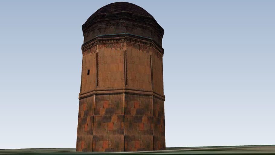 Karakoyunlu funerary monument built in the year 1413. | 3D Warehouse