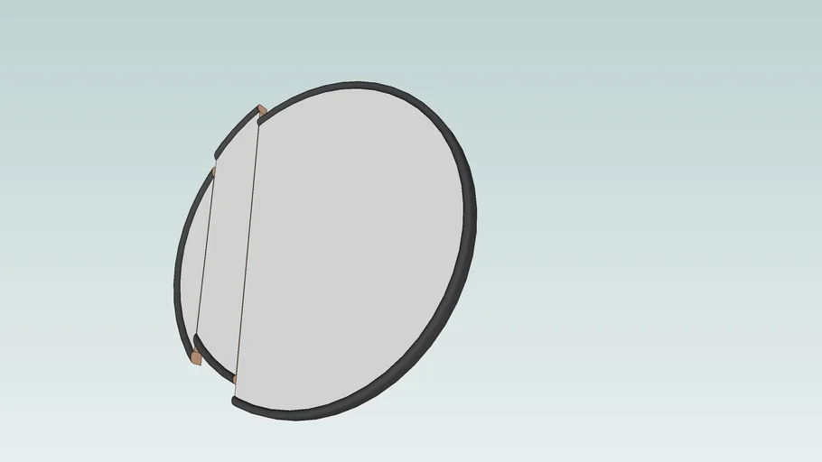 Split Mirror Round | 3D Warehouse