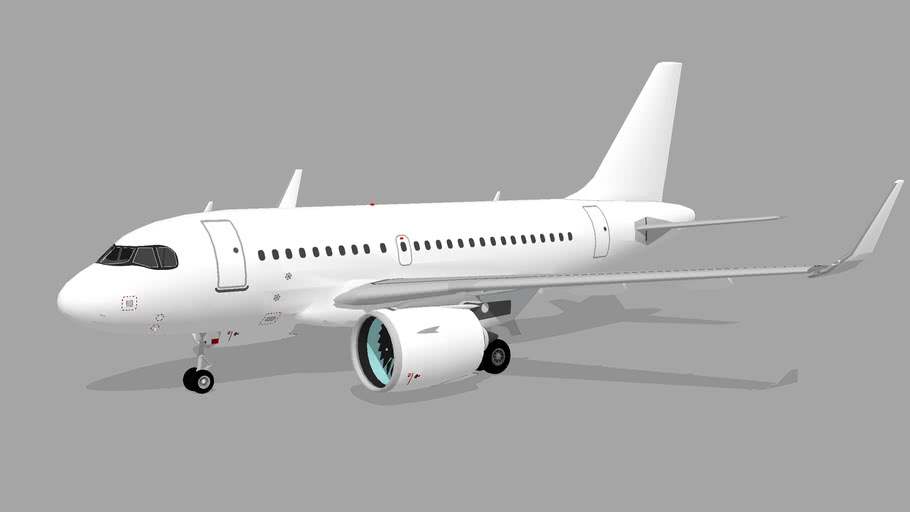 Template - Airbus A318Neo ACF (PW variant) | 3D Warehouse