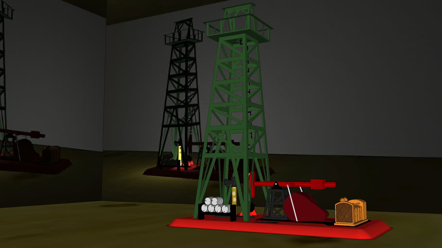 Lionel Oil Derrick No. 455 | 3D Warehouse