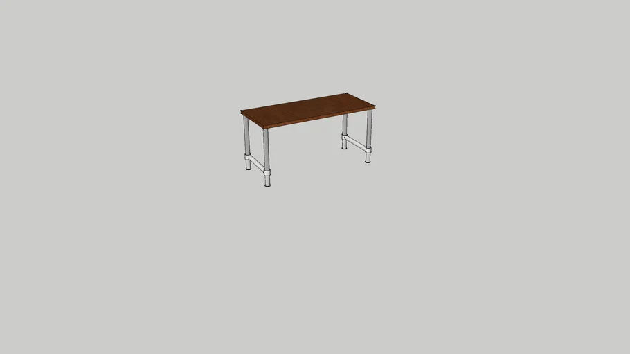 Pipe Leg Table | 3D Warehouse