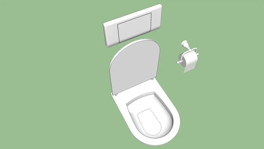 modified toilet model | 3D Warehouse