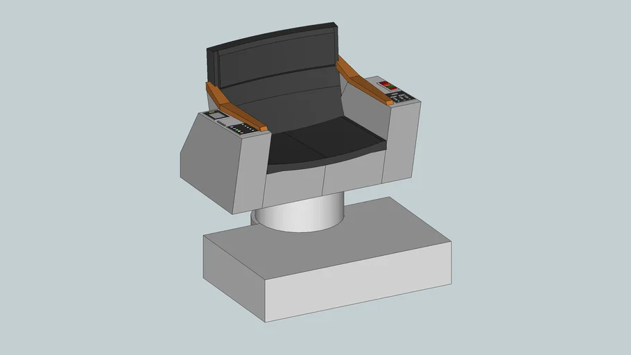 Captain's Chair - Star Trek - USS Enterprise | 3D Warehouse