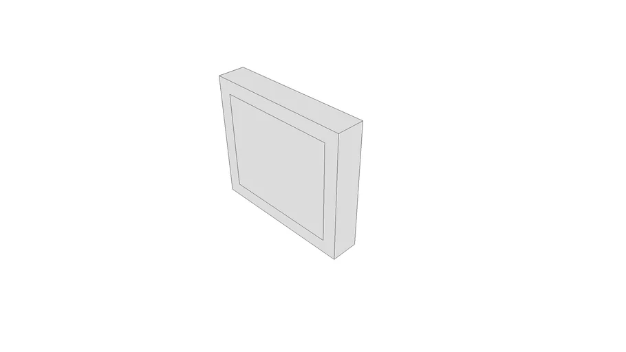 M1802 - Work Station, Computer, Retractable, Wall Mounted | 3D Warehouse