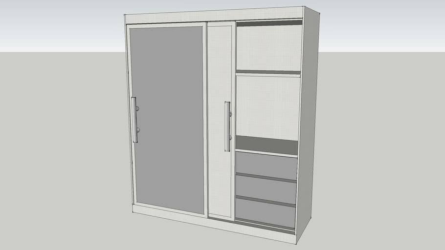 GUARDA ROUPA COM ESPELHO | 3D Warehouse