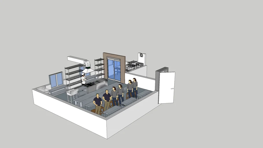 Yateer - Rehoboth College - Stephens Kitchen | 3D Warehouse