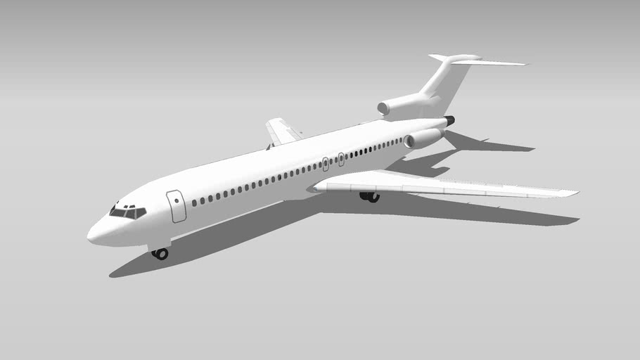 Boeing 727-100 (Template) | 3D Warehouse