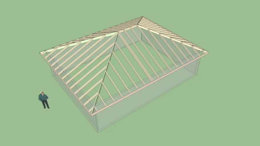 Sketchup Hip Roof Framing