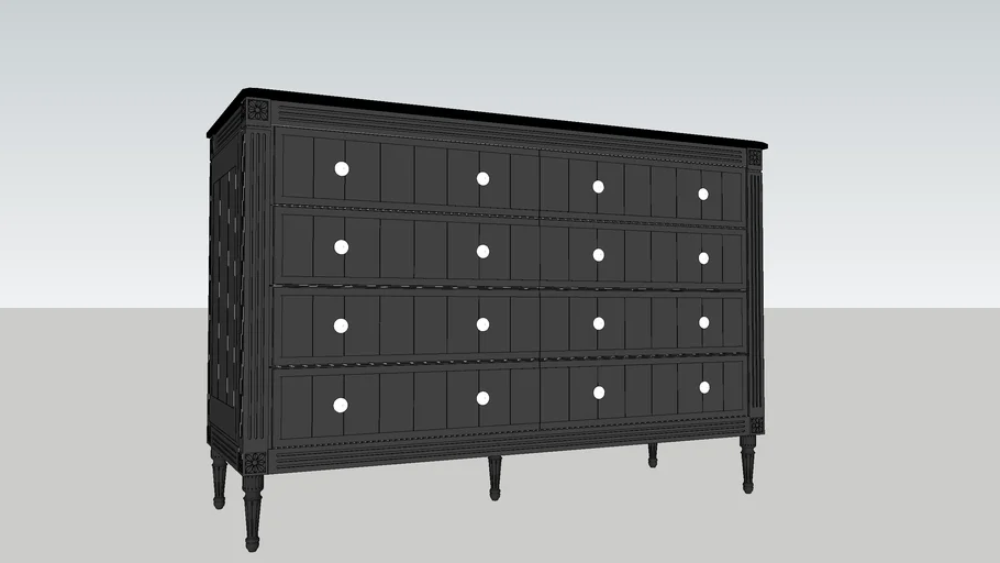 Classic Drawers | 3D Warehouse