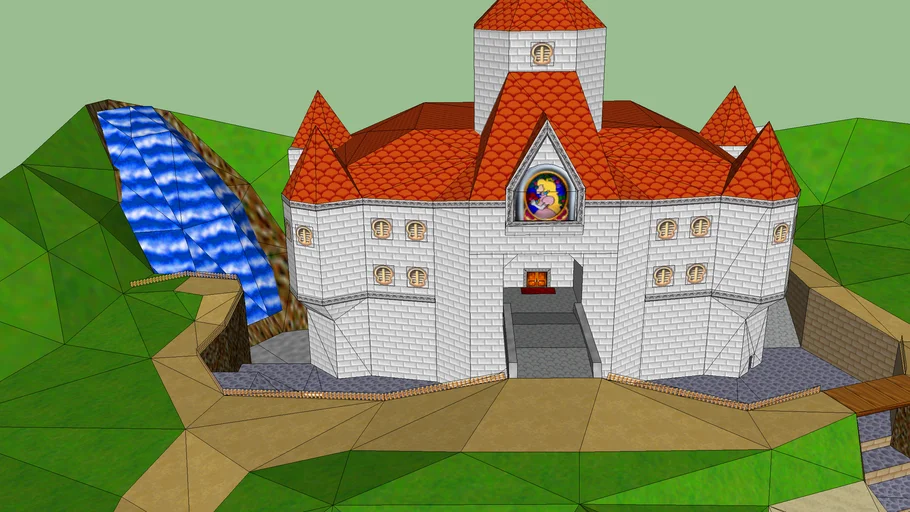 Super Mario 64 Castle | 3D Warehouse