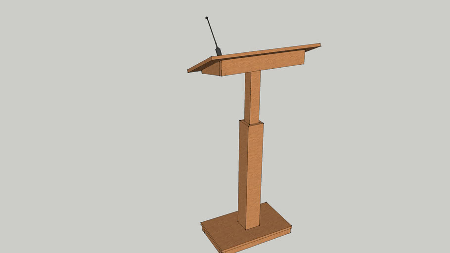 Furniture - Pulpit | 3D Warehouse