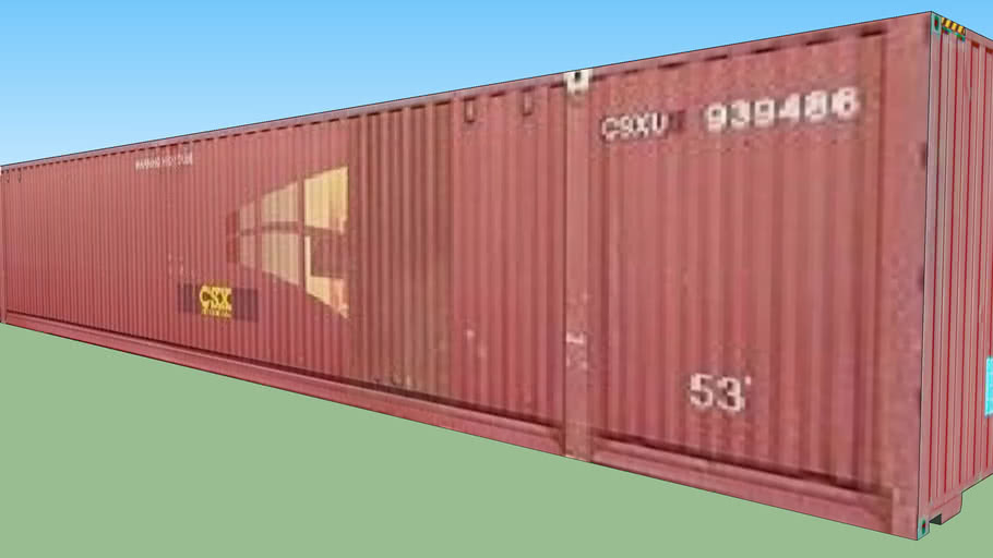 CSX Intermodel Container ''53'' | 3D Warehouse