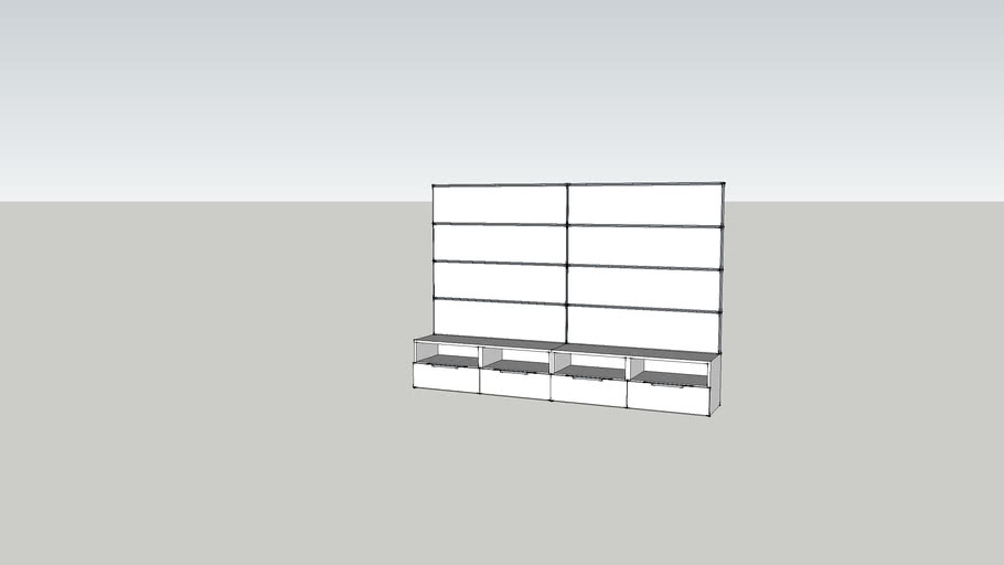 Ikea - Besta-Framsta TV Stand | 3D Warehouse