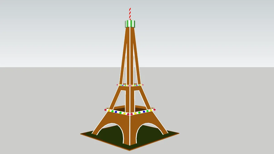 Gingerbread Eiffel | 3D Warehouse