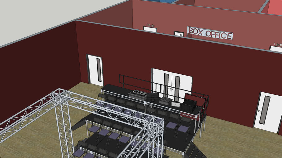 Multi-Use Event Space | 3D Warehouse