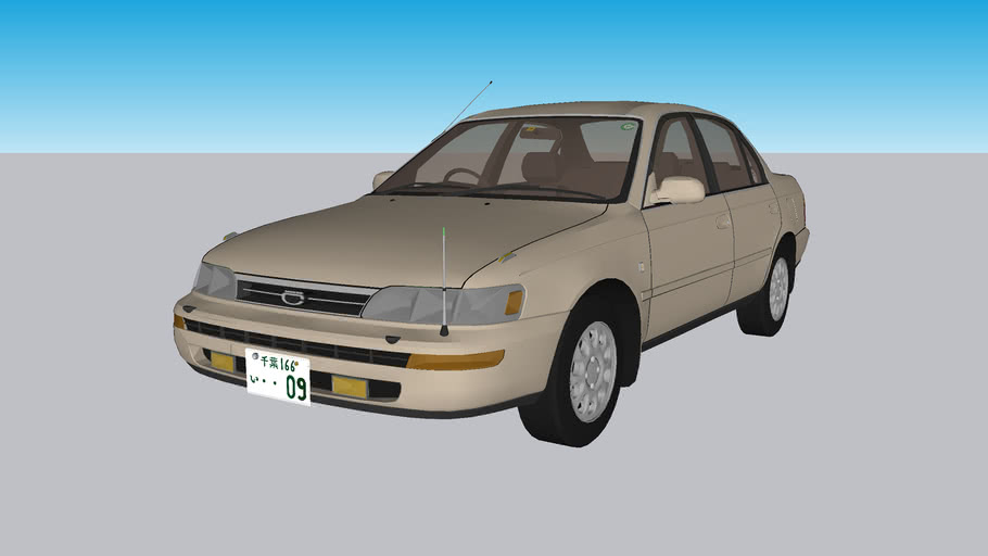 1992 Toyota Corolla | 3D Warehouse