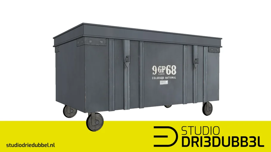 Industrial steel chest | 3D Warehouse