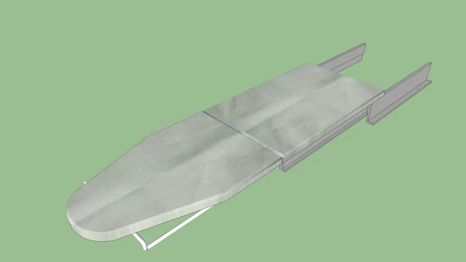 built-in ironing board | 3D Warehouse