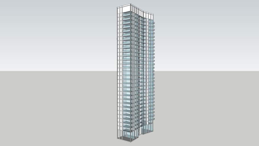 Low poly high-rise building | 3D Warehouse