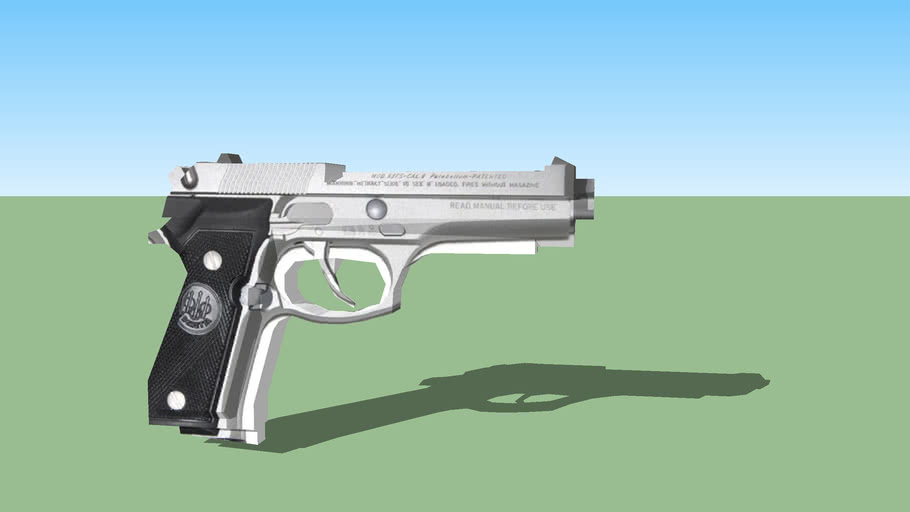 Pistol (M9 Beretta 9mm) | 3D Warehouse