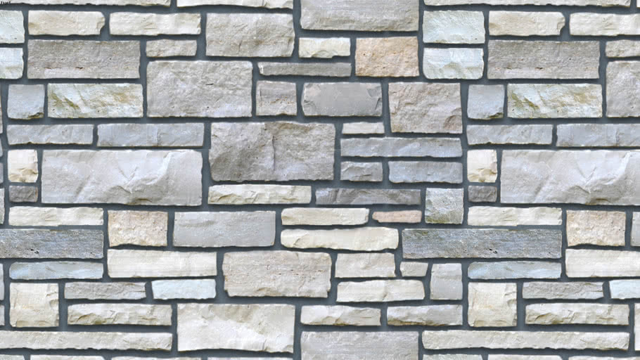 'Fond du Lac Stonegate' (Black Joint) Seamless Stone Veneer Material ...