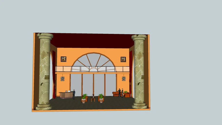 Hotel Foyer/Hotel Reception | 3D Warehouse