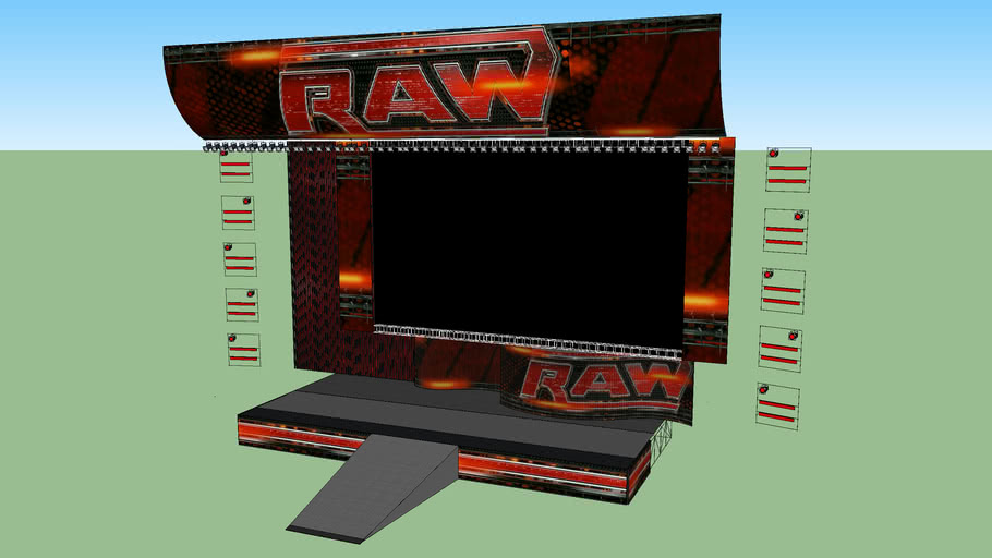wwe Inc:Raw 2012 stage | 3D Warehouse