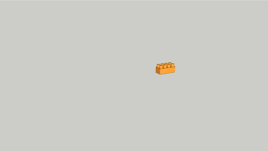Block Brick TWO (Orange) | 3D Warehouse