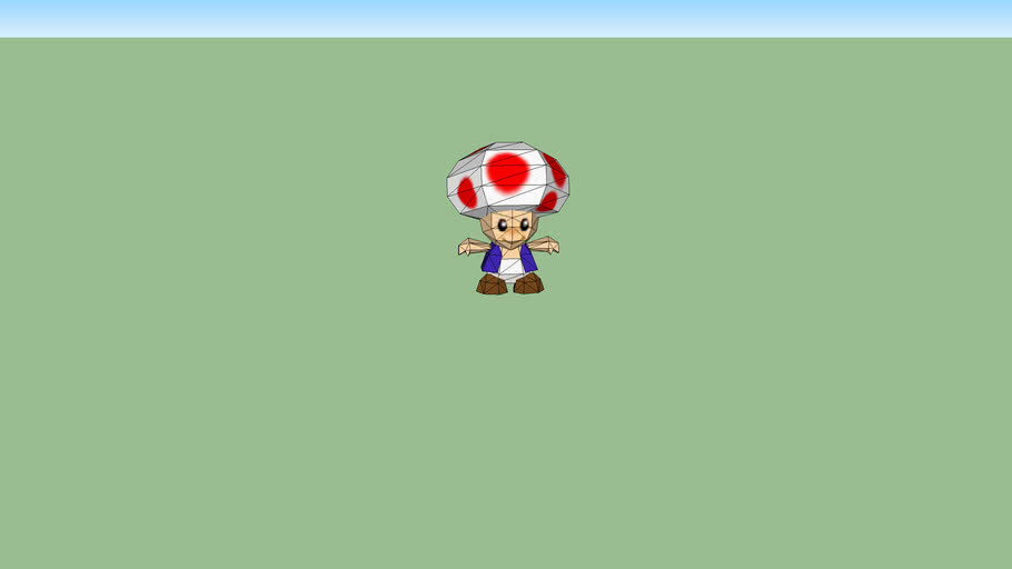 Super Mario 64 Toad | 3D Warehouse