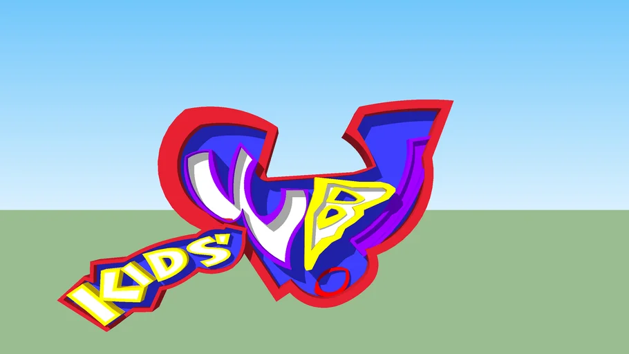 Kids' WB logo (Crushed) | 3D Warehouse