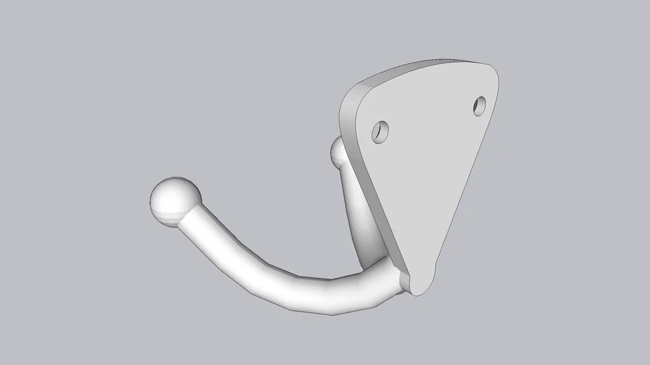Stanley 7082 coat hook | 3D Warehouse